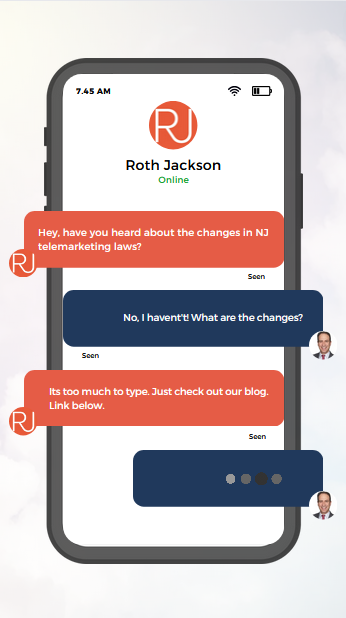 New Jersey Telemarketing Changes - Roth Jackson